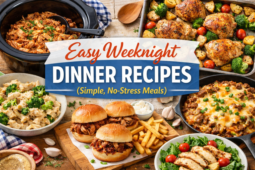 Easy Weeknight Dinner Recipes - Cooking with Team Donovan